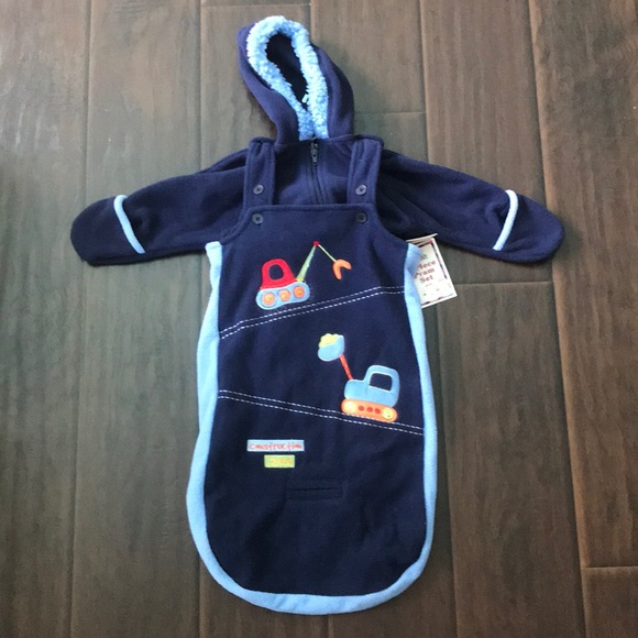 okie dokie | One Pieces | Okie Dokie Boys Blue Fleece Construction 2 ...